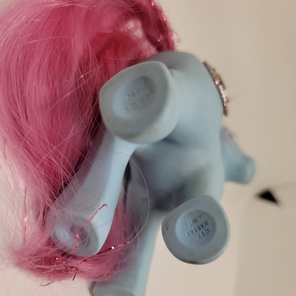 Hasbro | Toys | Blue My Little Pony Tinsel Hair Moon Gem | Poshmark